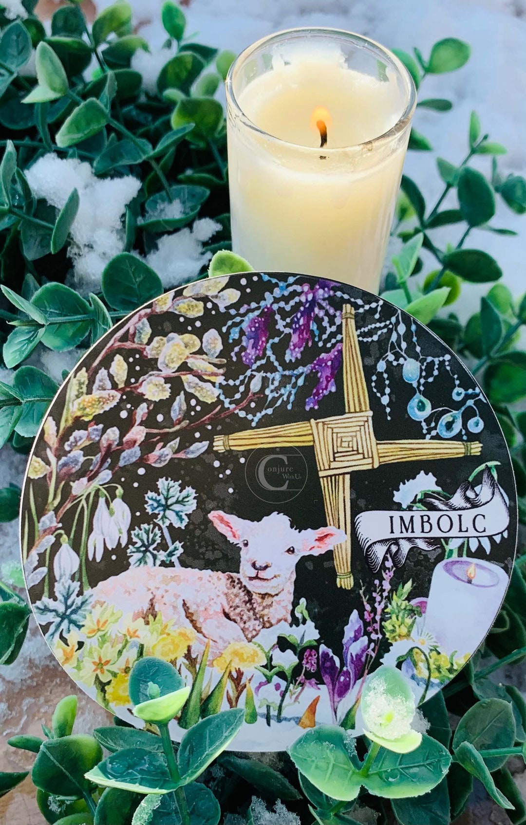 Pagan IMBOLC Sabbat Wheel of the Year Single Image Printable Digital ...