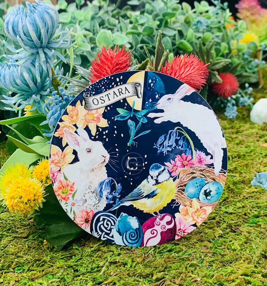 Pagan OSTARA Sabbat Wheel of the Year Single Printable Art Digital ...