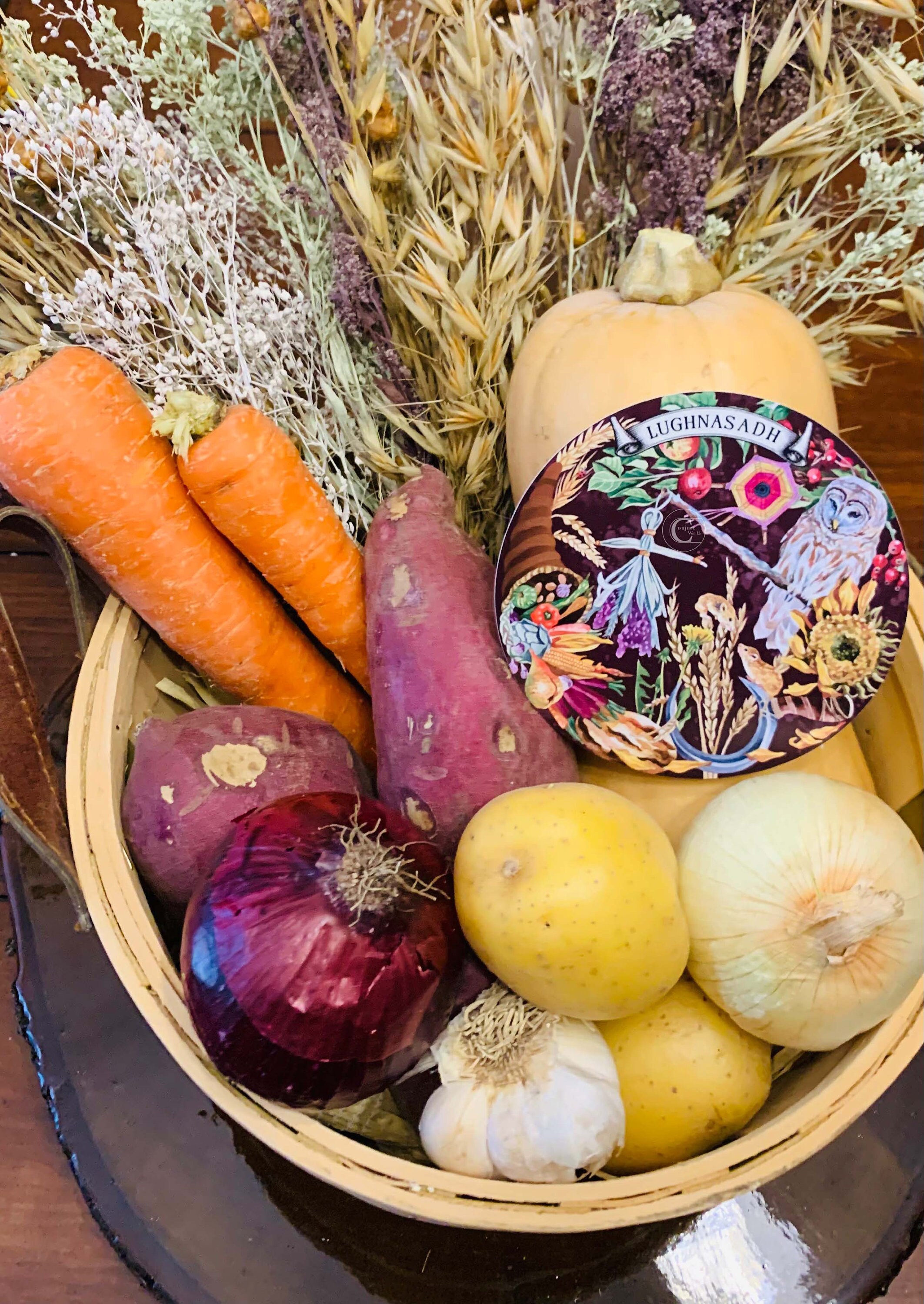 Pagan LUGHNASADH Sabbat Wheel of the Year Single Printable Art Digital ...