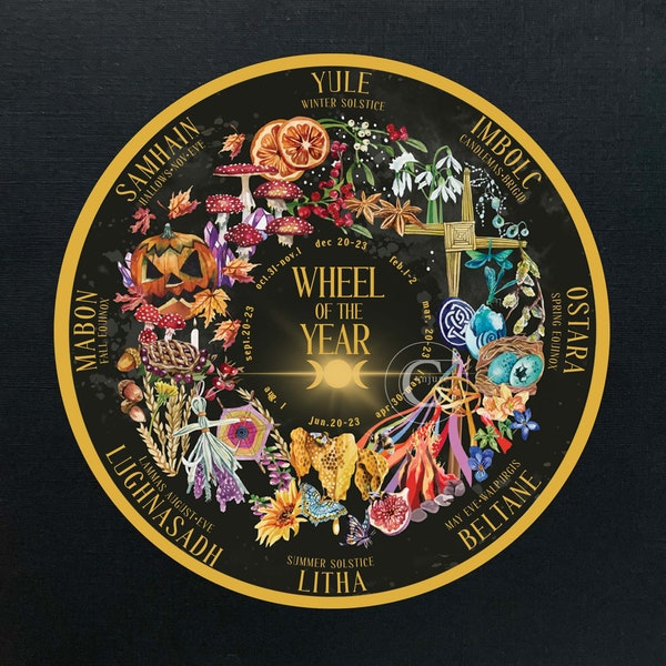 Wheel of the Year - Etsy