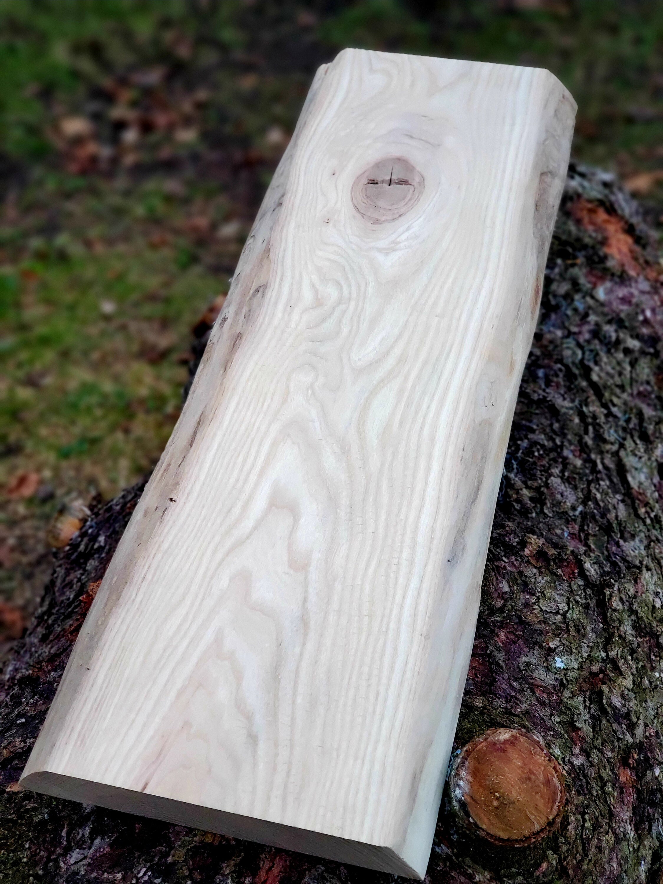 Live Edge White Ash Slab - Etsy