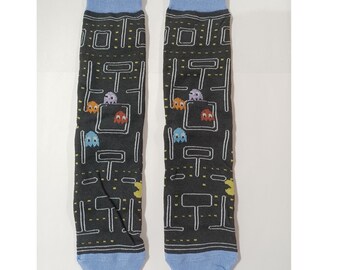 Pac-man Ms Pac-man Socks Retro Apparel Video Game Socks Arcade Game ...