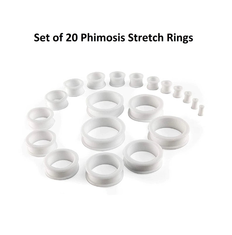 Phimosis Stretch Ring Set 20 Stretcher Rings Kit Tight - Etsy