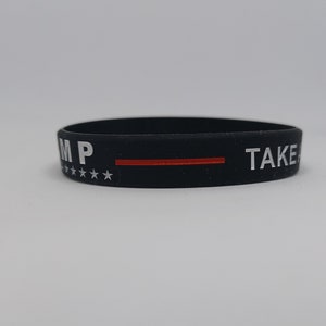 Trump 2024 Take America Back MAGA Silicone Wristband Band - Etsy
