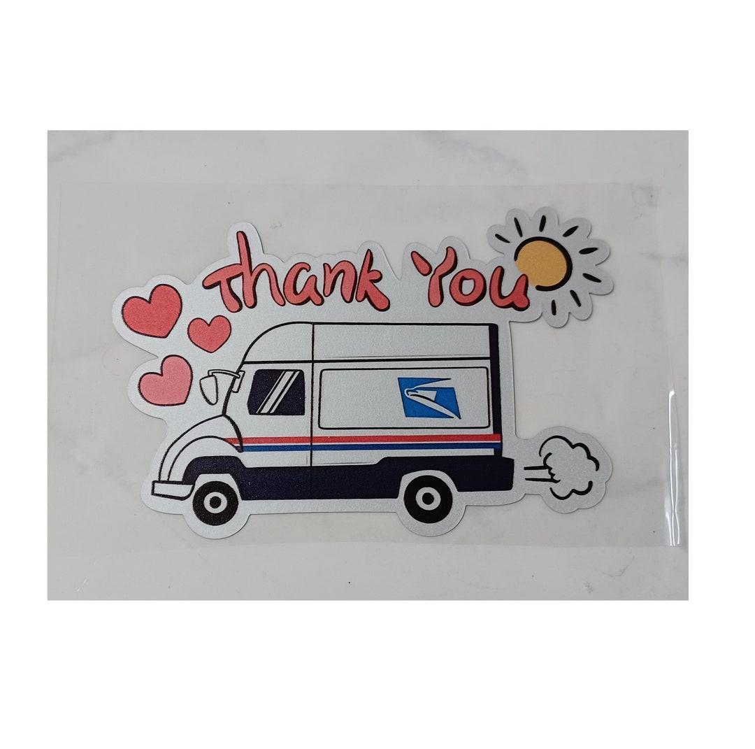 Thank You USPS Mail Carriers Post Office Mail Box Show Your - Etsy