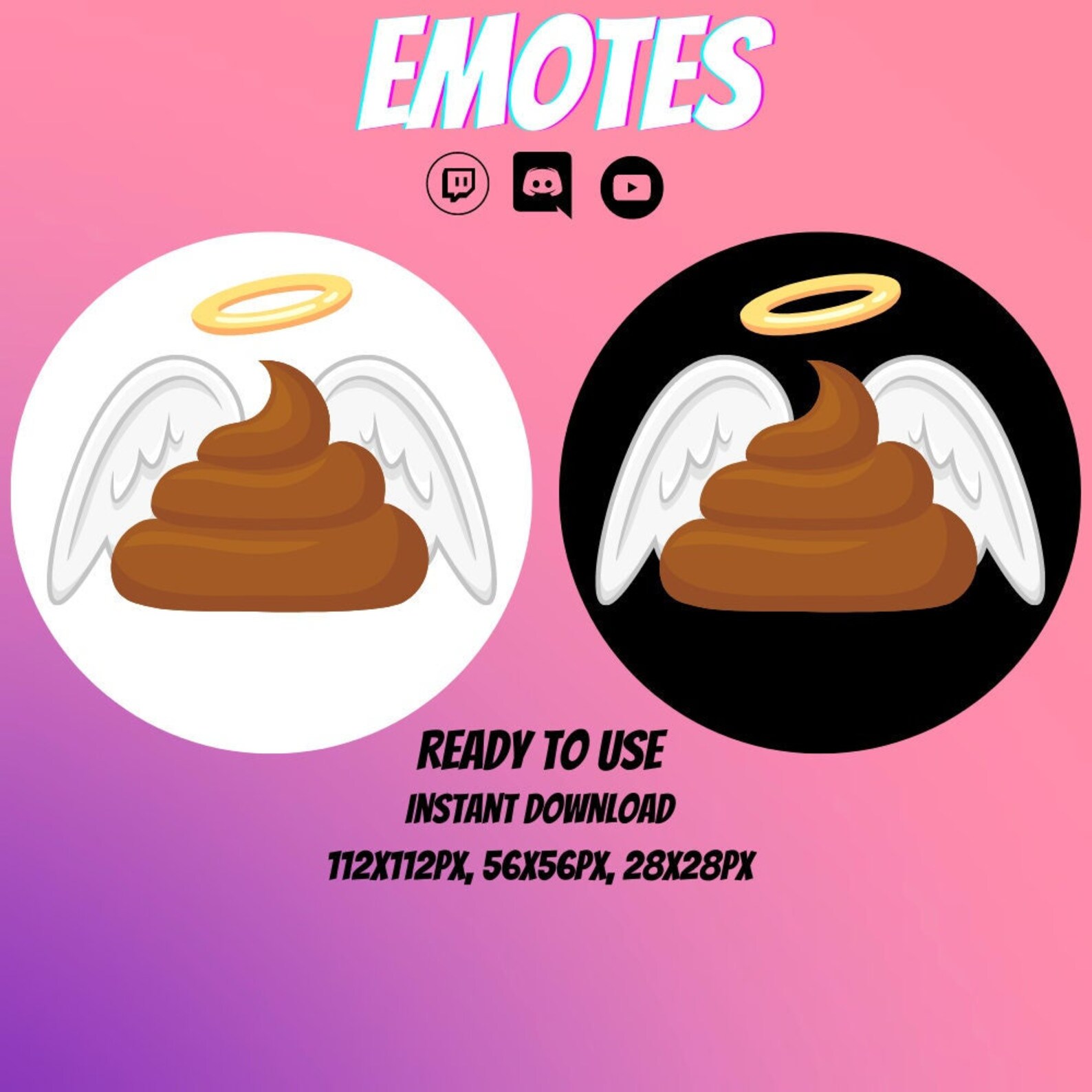 Holy Shit Emote Twitch Emote - Etsy
