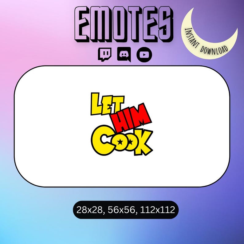 Let Him Cook Emote for Twitch | Kick | Discord - Etsy
