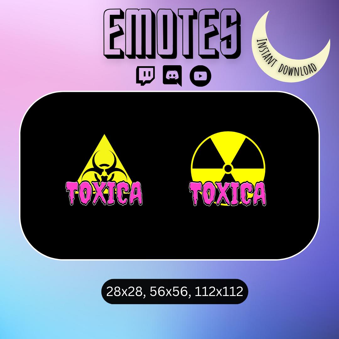 Toxica Twitch Emotes Discord Emote Youtube Emote Kick Emote - Etsy