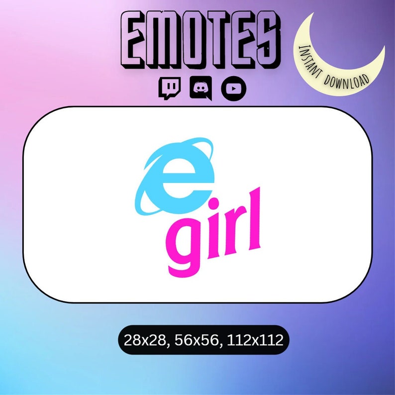 Egirl Emote for Twitch | Kick | Discord - Etsy