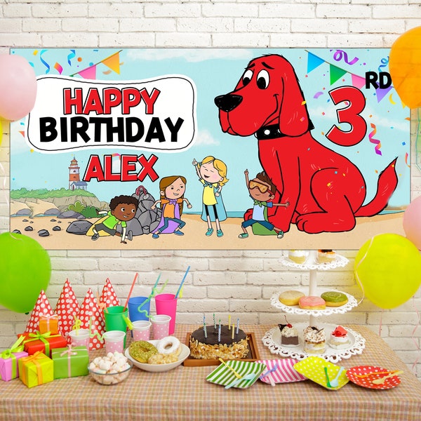 Clifford the Big Red Dog Decorations - Etsy