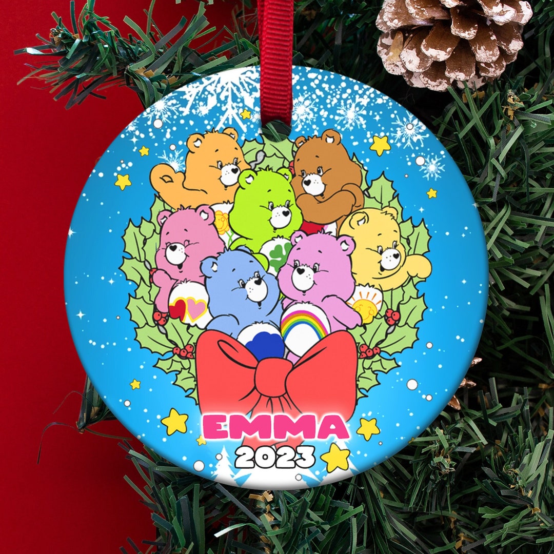 Custom Care Bears Christmas Ornamentcare Bears 2023 - Etsy