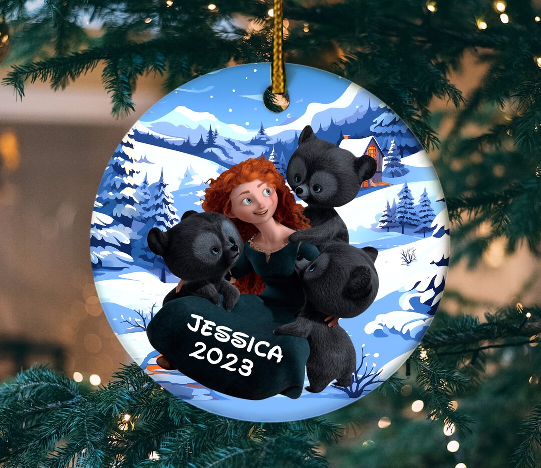 Custom Merida Princess Ornament Christmas 2023 Disney Merida - Etsy