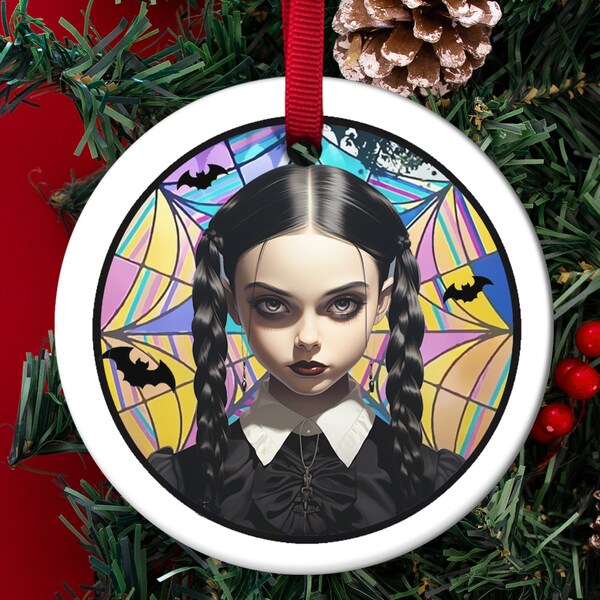 Wednesday Addams Window Stained Glass - Etsy