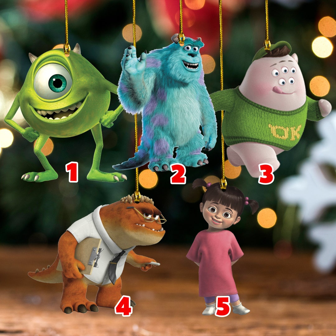 Custom Monsters Inc. Ornament, Sully Boo Mike Personalized Ornament ...
