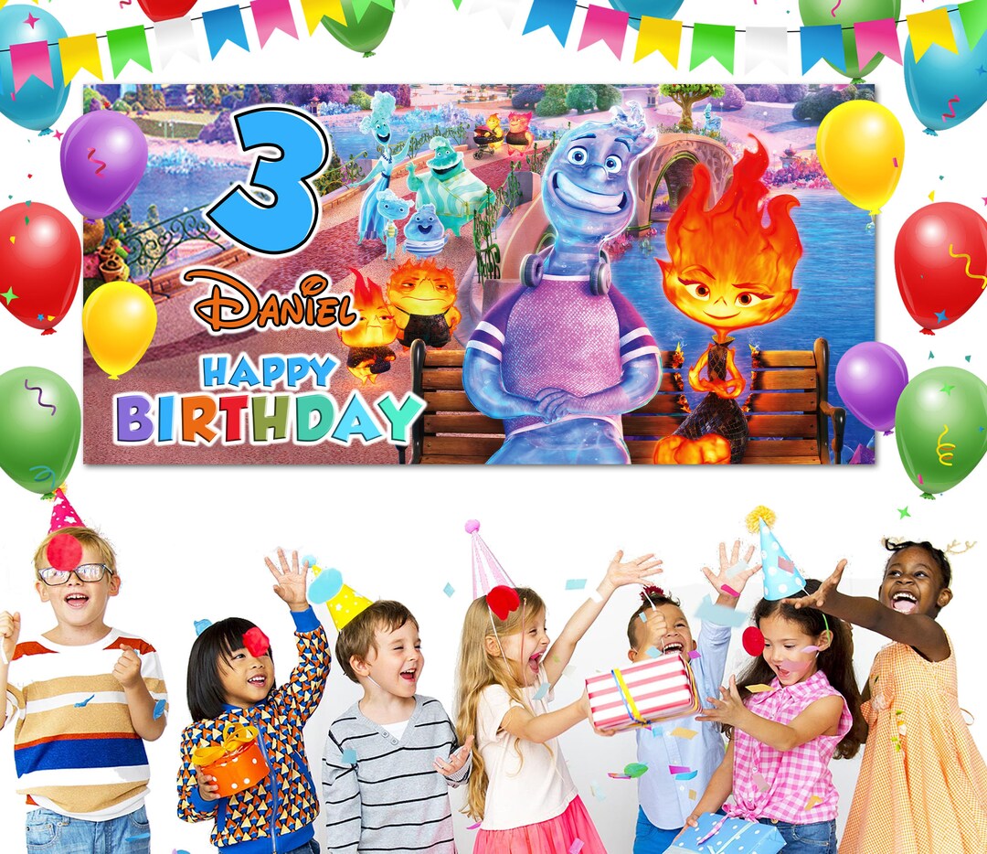 Elemental Birthday Party Backdrop/elemental Birthday - Etsy