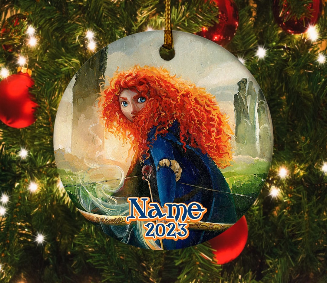Personalized Brave Christmas Ornament/merida Brave Ornament/merida ...