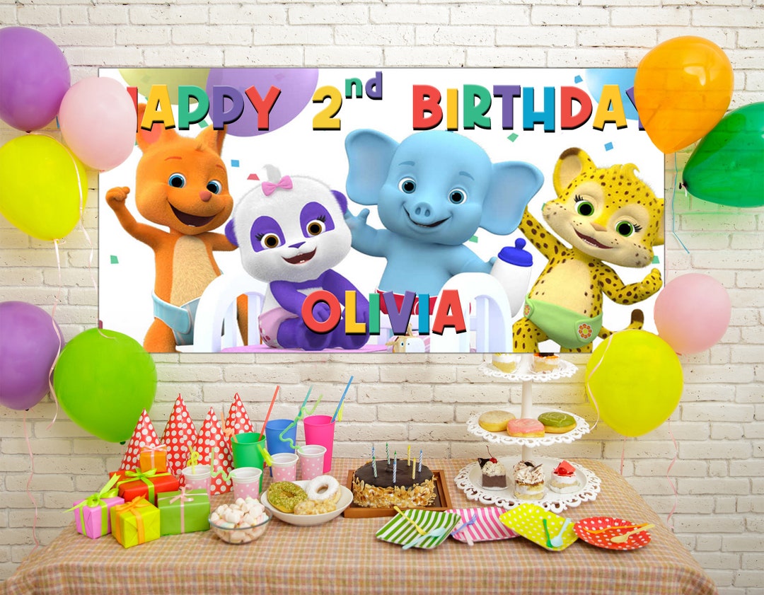 Word Party Backdrop Word Party Backdrop Birthday Word Party - Etsy