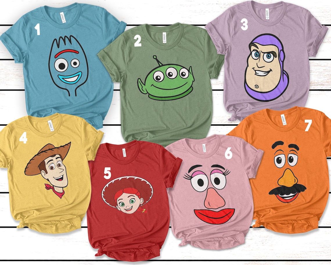 Personalized Toy Story Characters Shirt Toy Story Inspired - Etsy
