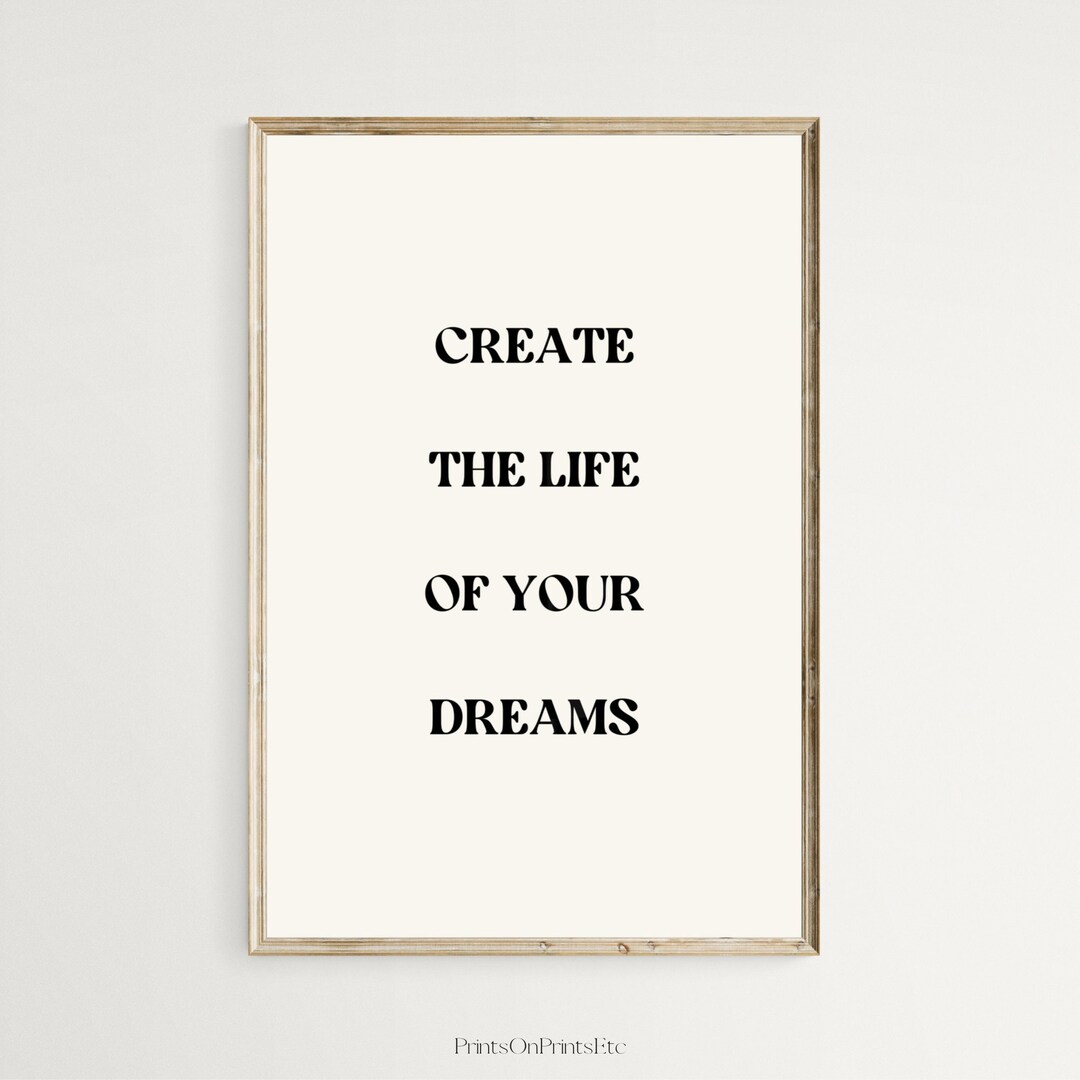 Neutral Boho Decor, Inspirational Quotes, Living Room Wall Art, Earth ...