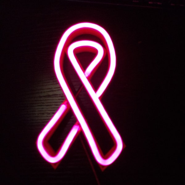 Breast Cancer Neon Sign - Etsy