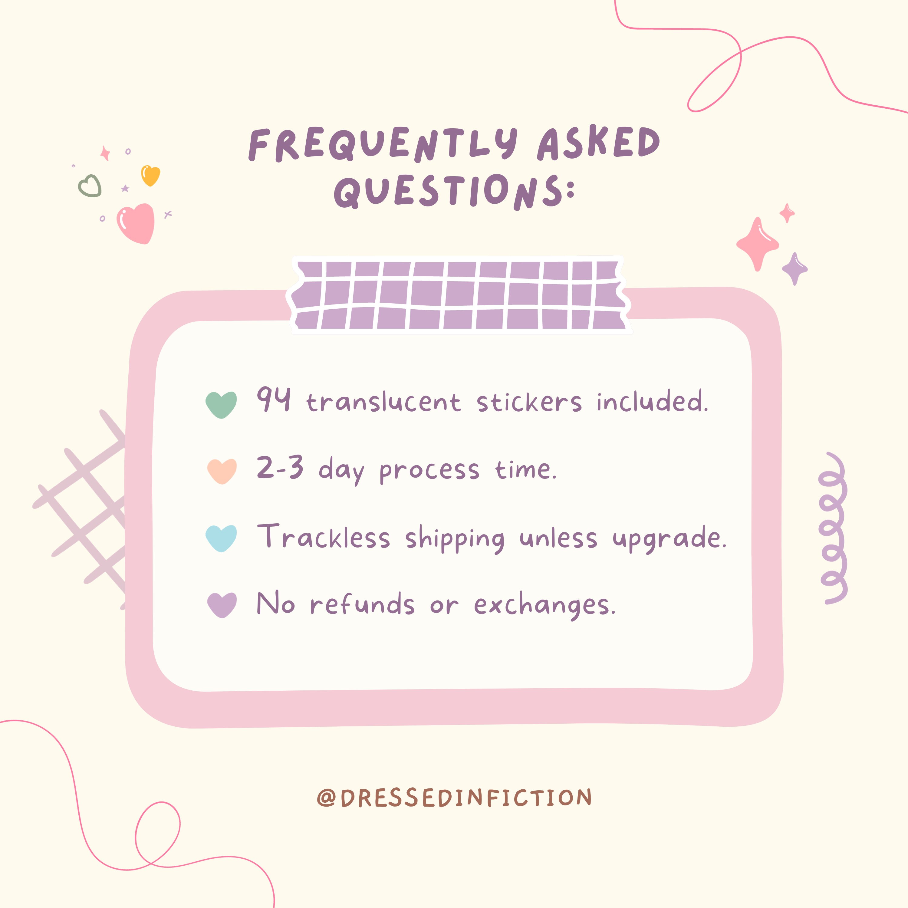 Breakdown Pending Sticker Sheet, Annotating Stickers - Etsy