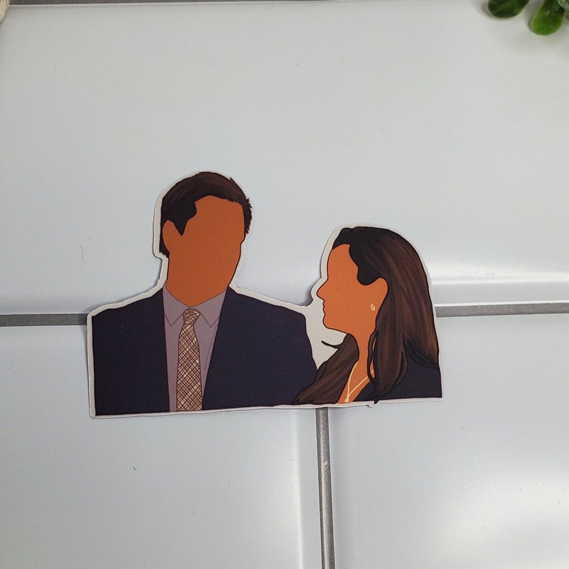 NCIS Tony and Ziva Glossy Sticker for Laptop, Cute Gifts, Water Bottle ...