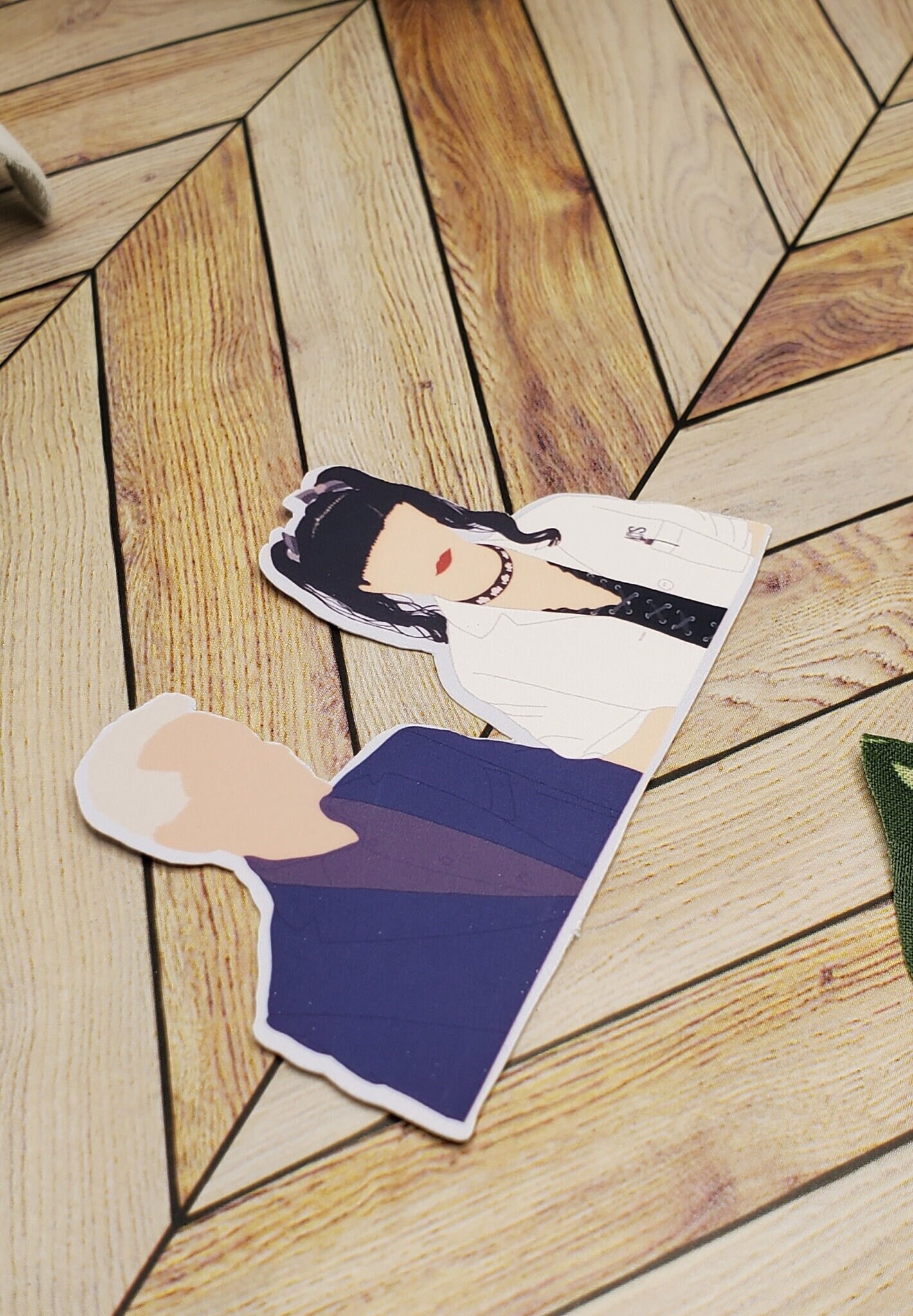 NCIS Gibbs and Abby Glossy Sticker for Laptop, Cute Gifts, Water Bottle ...