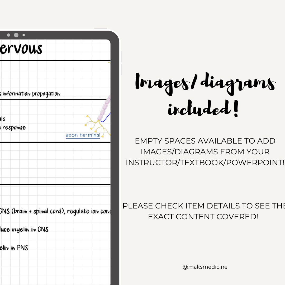 Digital Four Types of Tissues Notes | Anatomy & Physiology| Premed ...