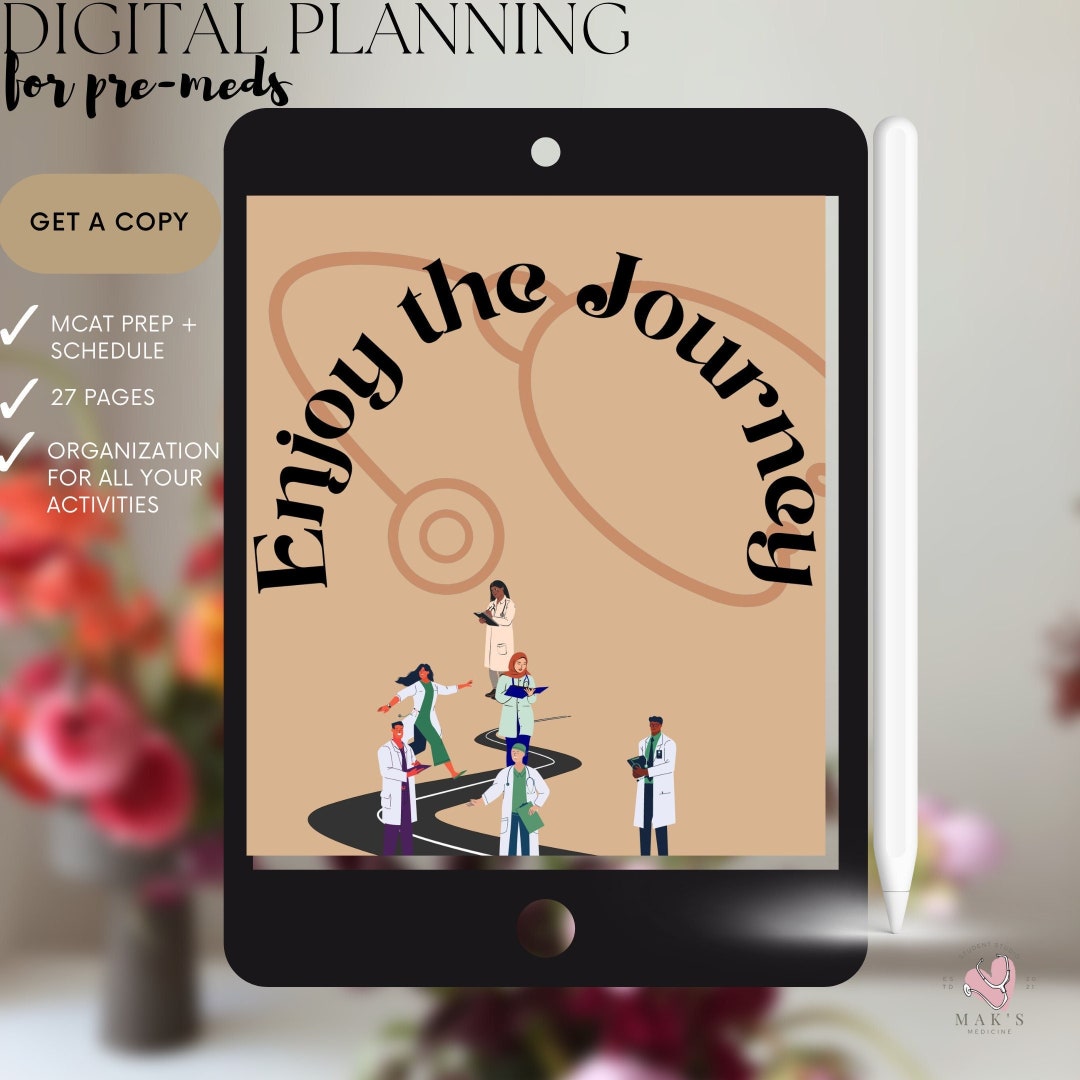 Digital PREMED JOURNAL | Volunteer | Shadowing | MCAT | Research - Etsy