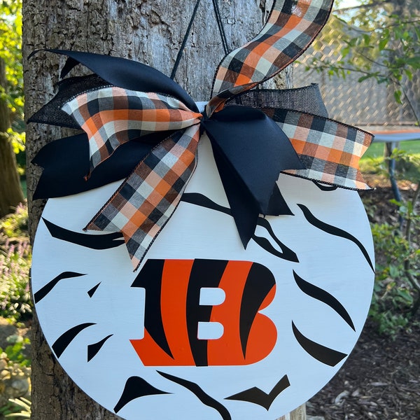 Bengals Door Hanger - Etsy