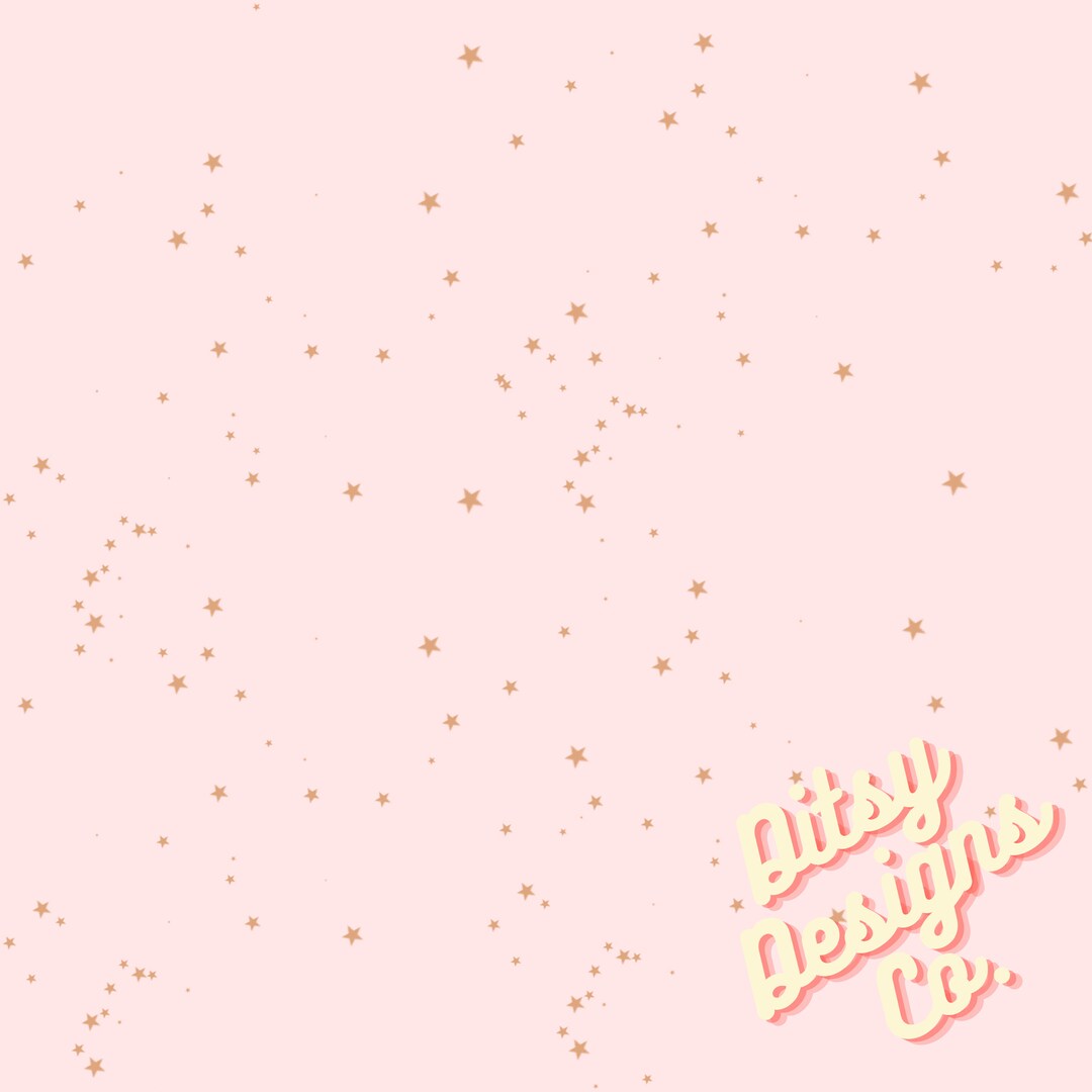 Pink Stars Seamless Design, Simple Star Pattern, Digital Seamless ...
