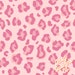 Pink Cheetah Print Seamless Design, Animal Print Pattern, Digital ...