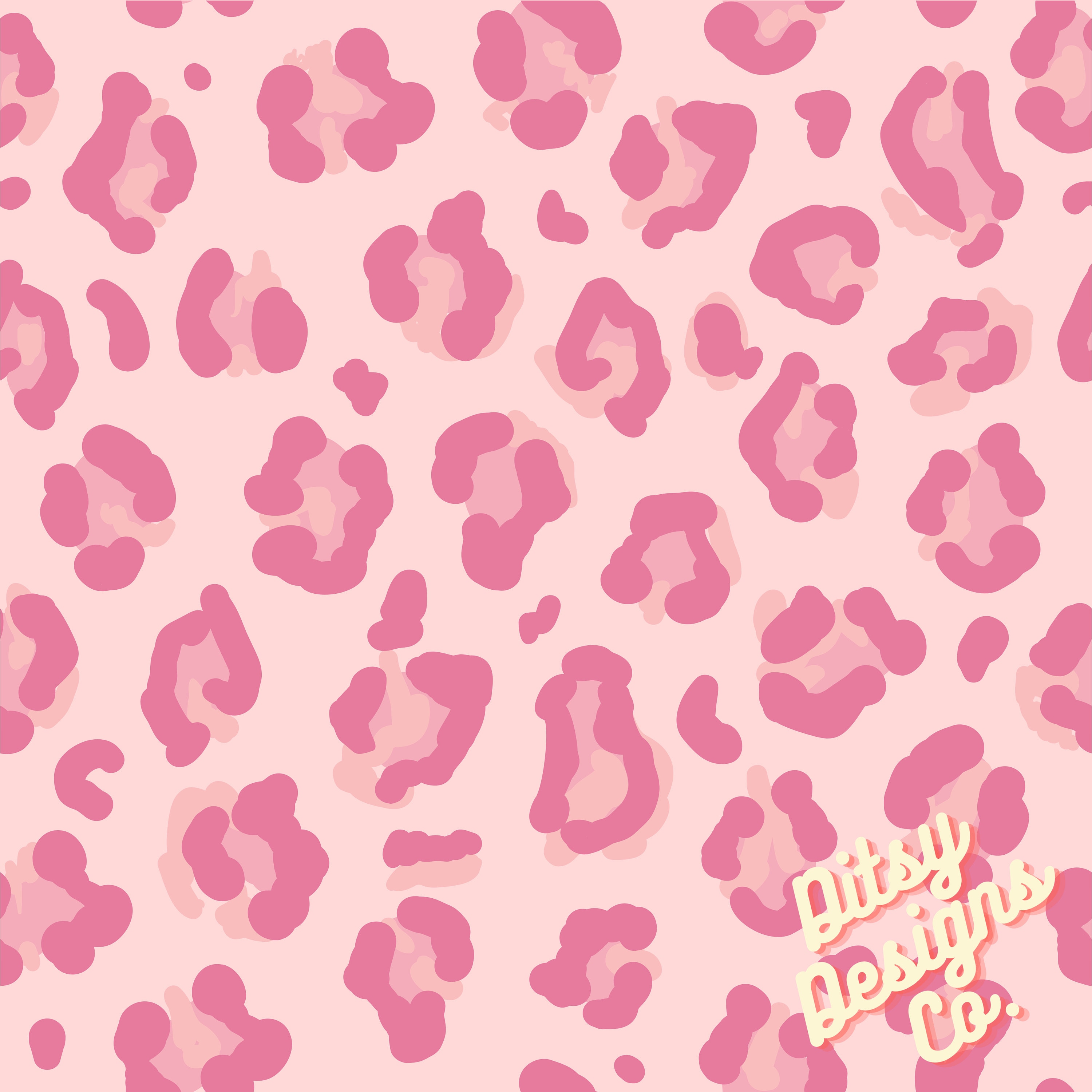 Pink Cheetah Print Seamless Design, Animal Print Pattern, Digital ...