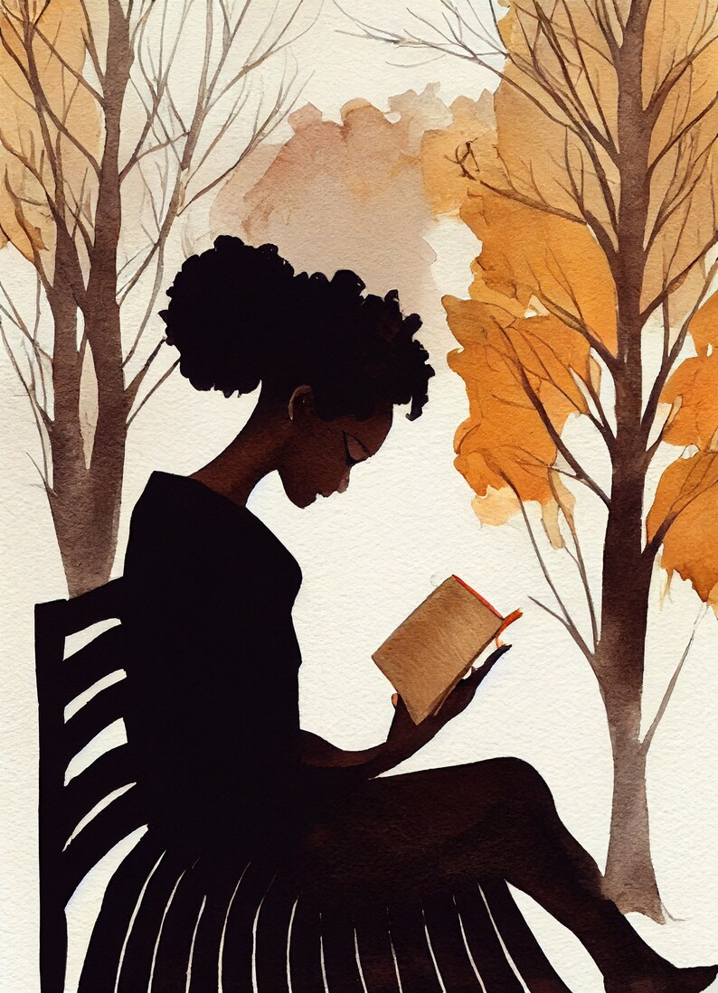 Midday Reader Water Colors Art Print Custom Wall Art - Etsy