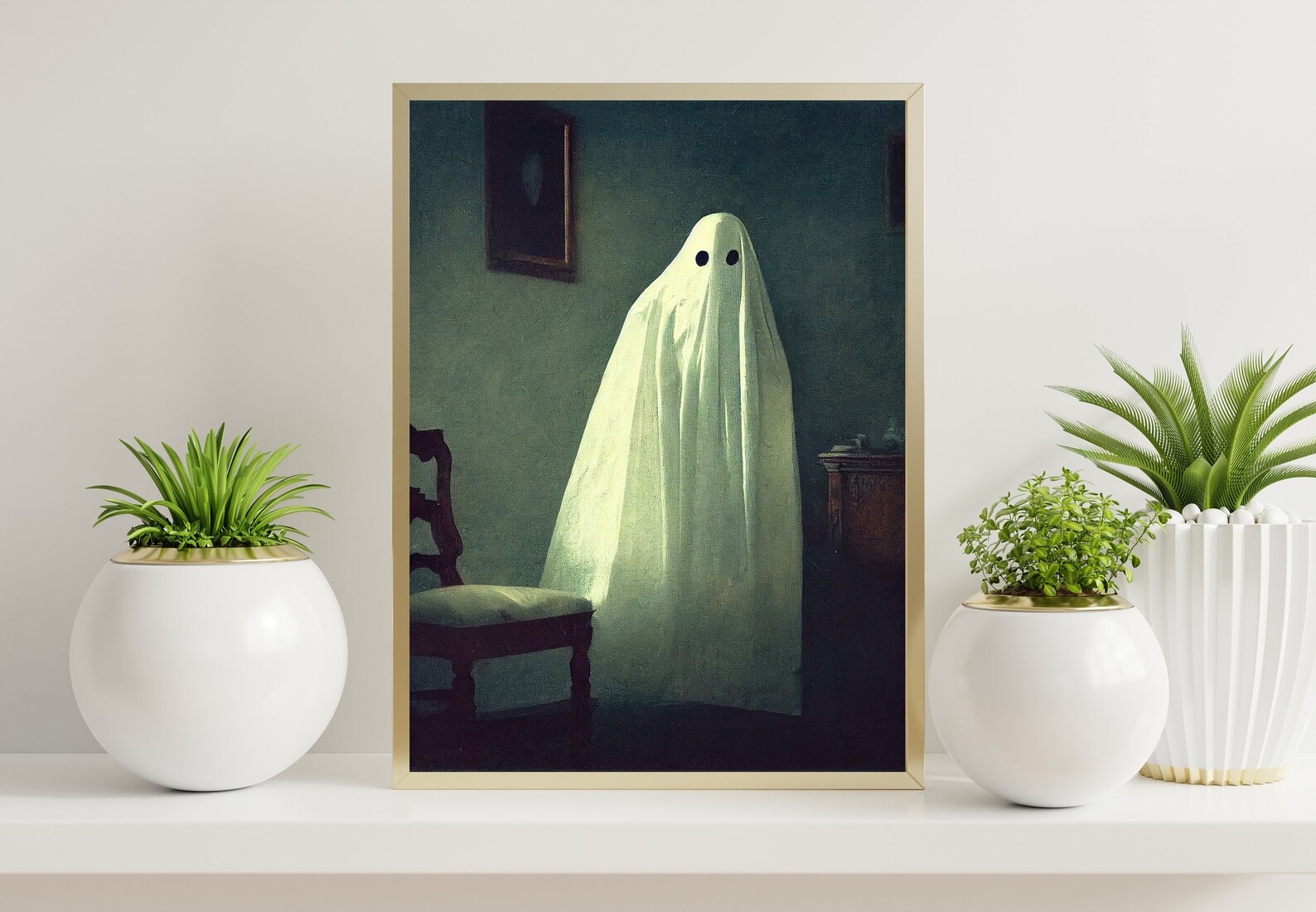 Victorian Ghost Print Digital Download Halloween Print Victorian Ghost ...