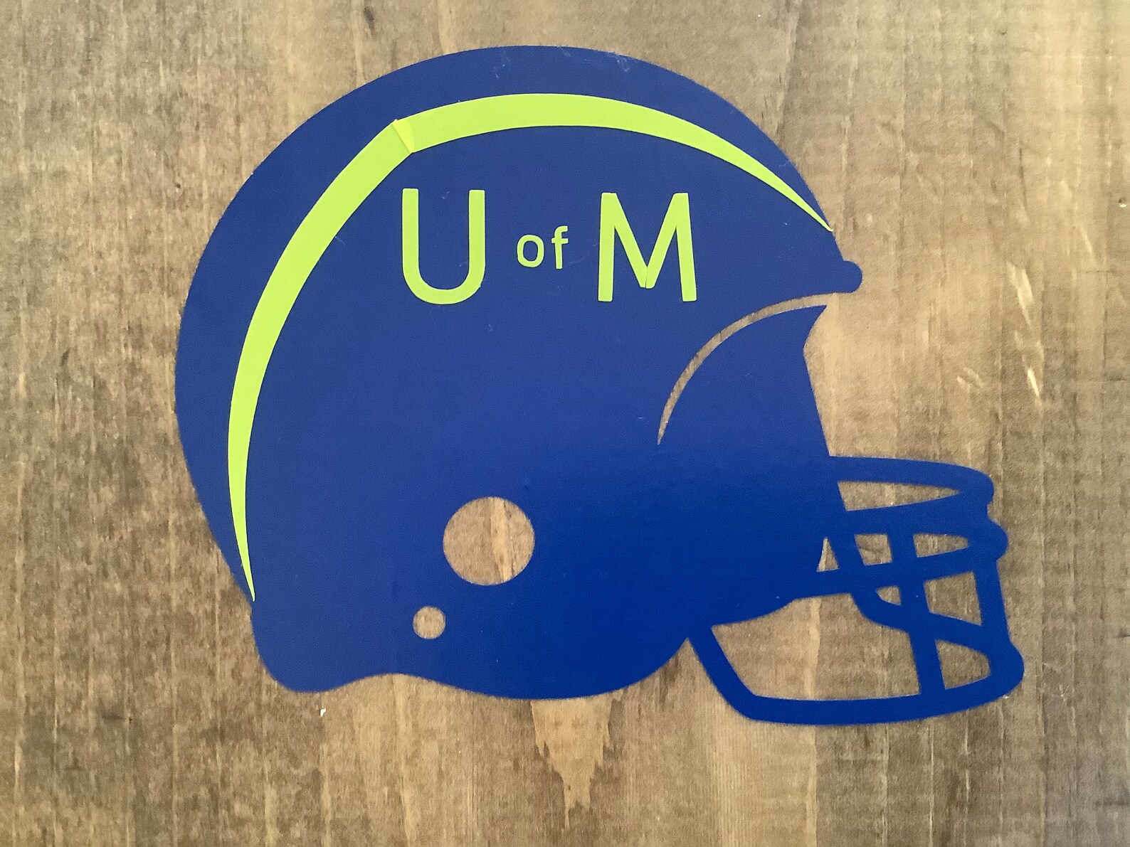 Football HOME Sign: Personalized TV Room Decor - Etsy