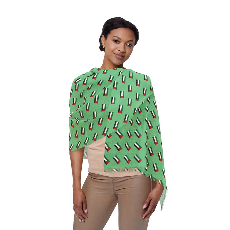 Supporting Palestine: Free Palestine Green Flag Scarf Balaclava ...