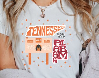 Tennessee Vs Alabama Shirt - Etsy