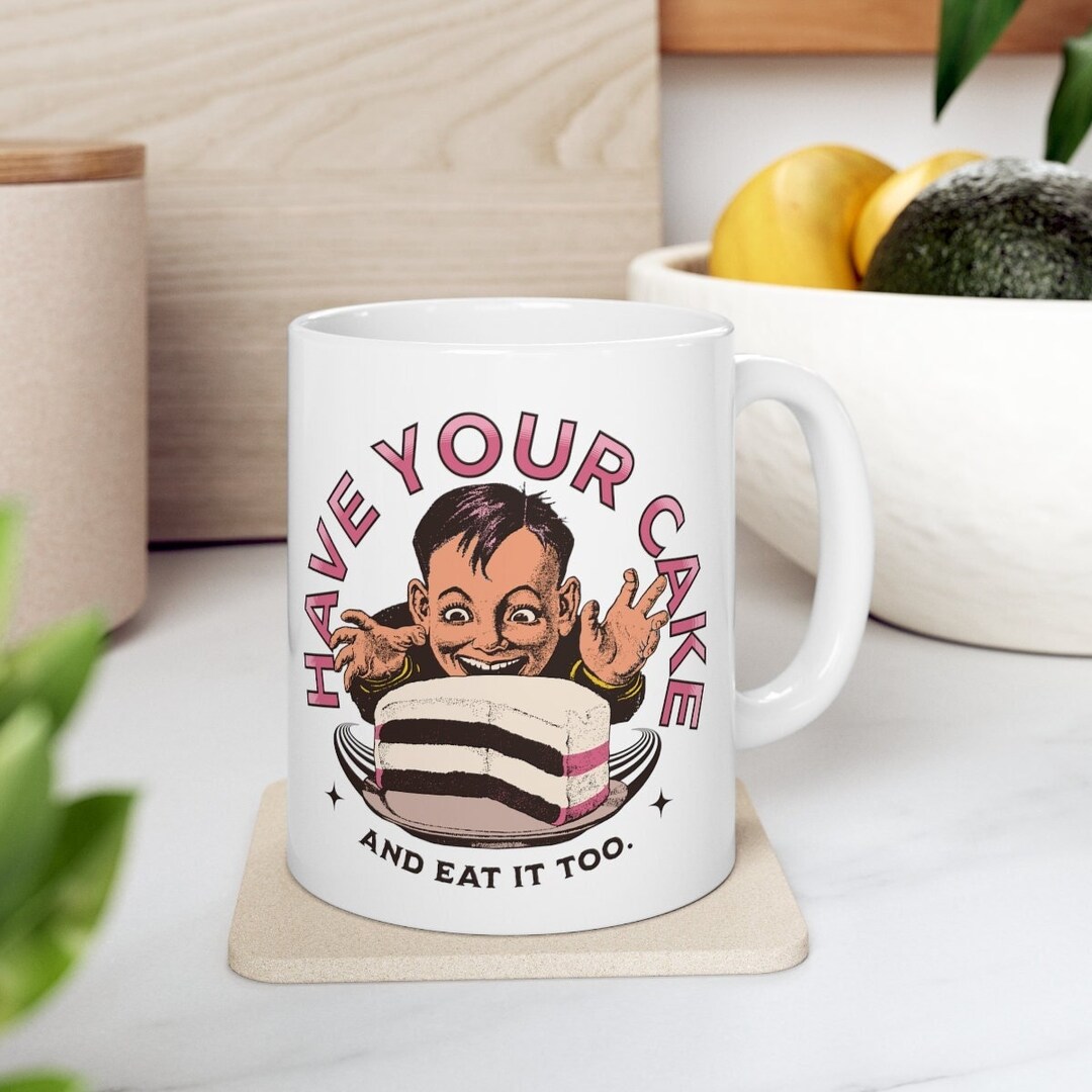 Birthday Cake Mug, 11 Oz, Birthday Cake Ceramic Mug, Birthday Coffee ...