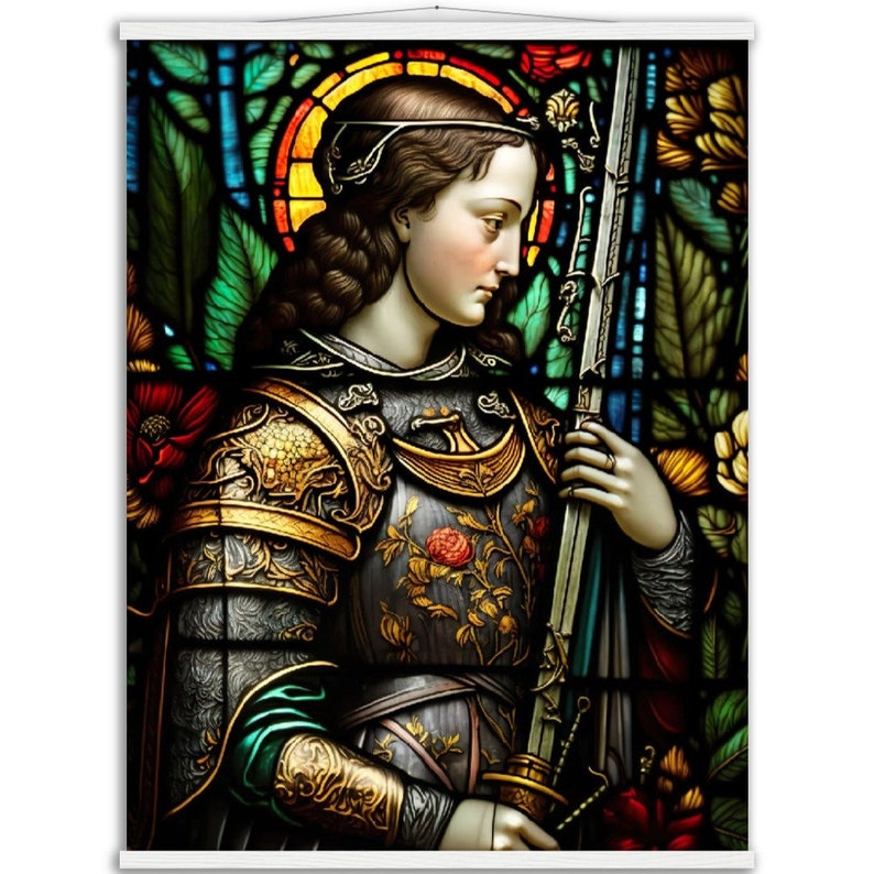 Joan of Arc Wall Art Joan of Arc Jeanne Darc Saint Joan of - Etsy