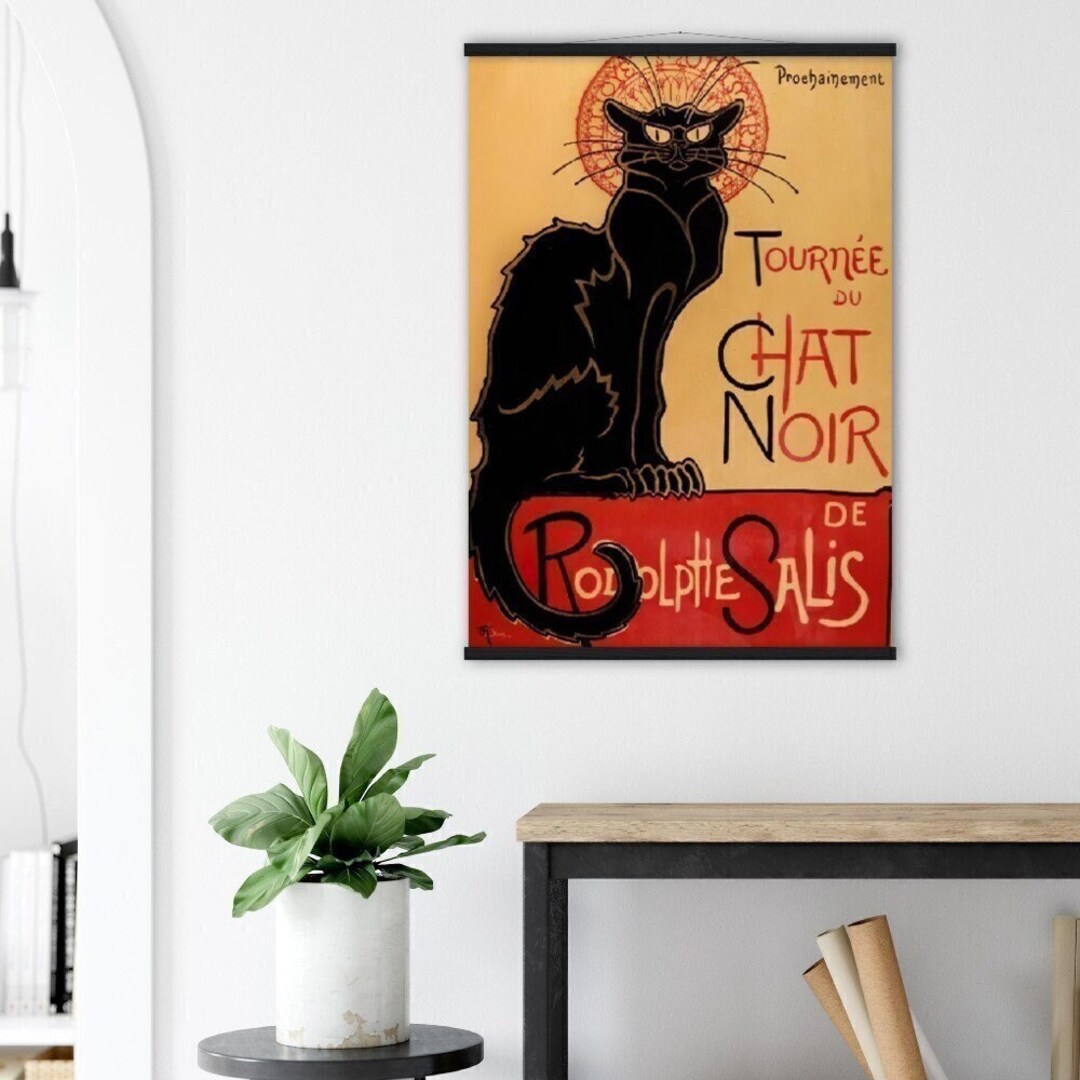 Tourneé Du Chat Noir Wall Art, Tourneé Du Chat Noir, Black Cat, Vintage ...