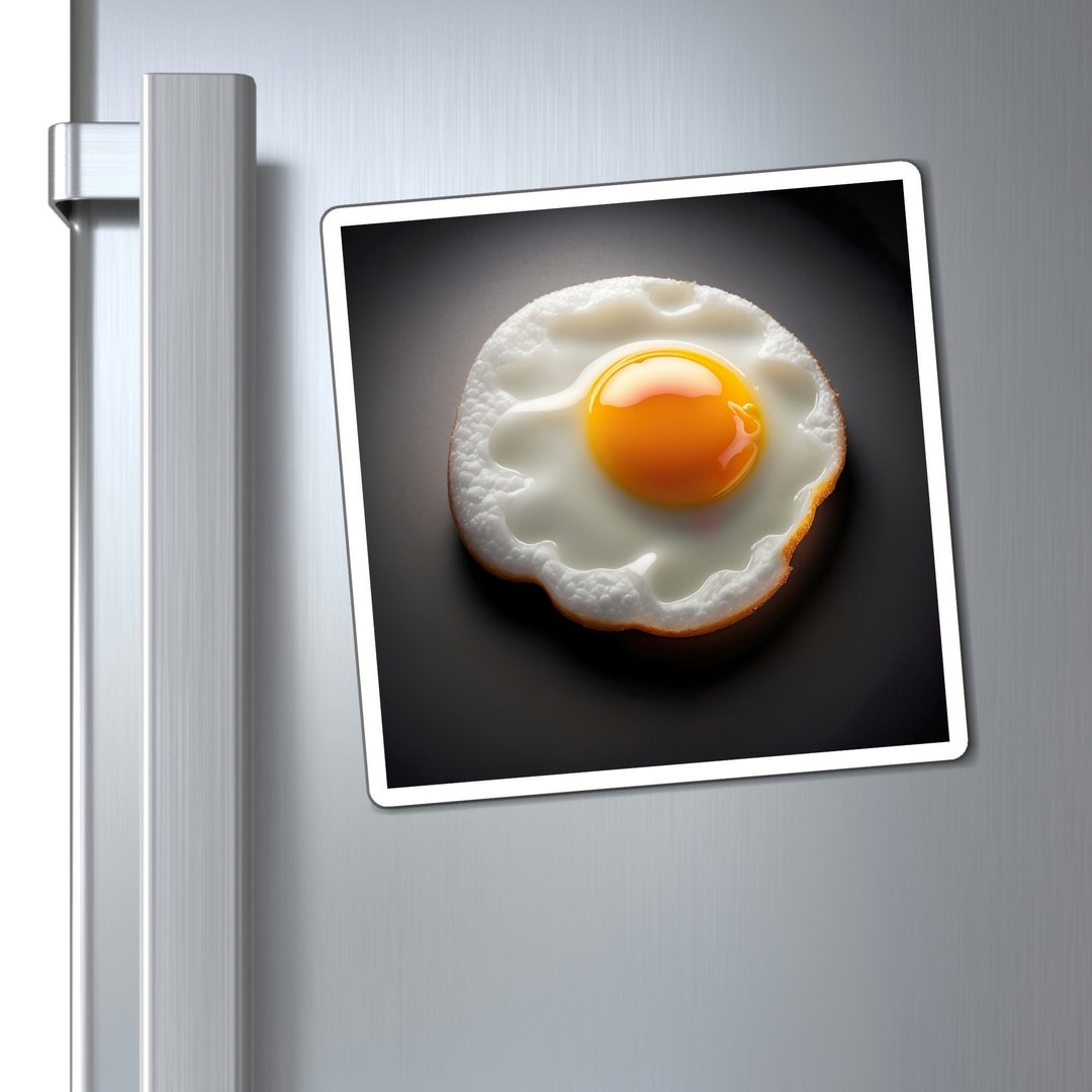 Fried Egg Magnet, Fried Egg Art, Sunny Side Up, Food Art, Foodie ...