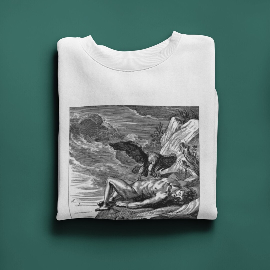 Prometheus Sweatshirt, Prometheus, Titan God, Fire God, Greek Mythology ...