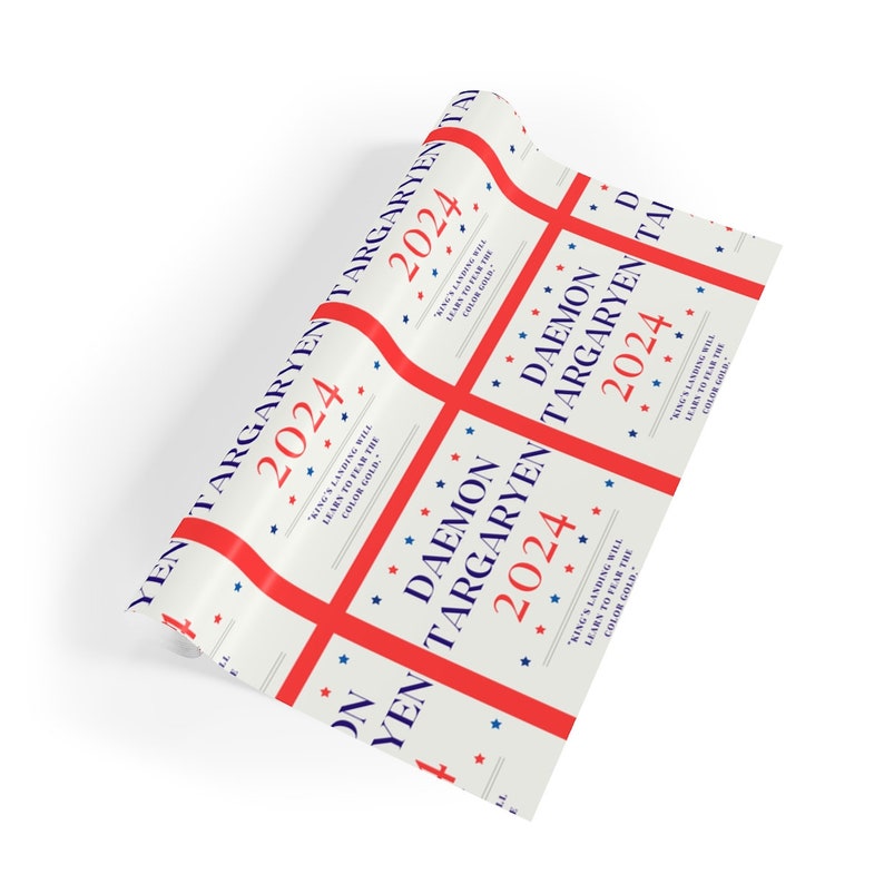 Daemon Targaryen Gift Wrapping Paper Roll, Daemon Targaryen for ...