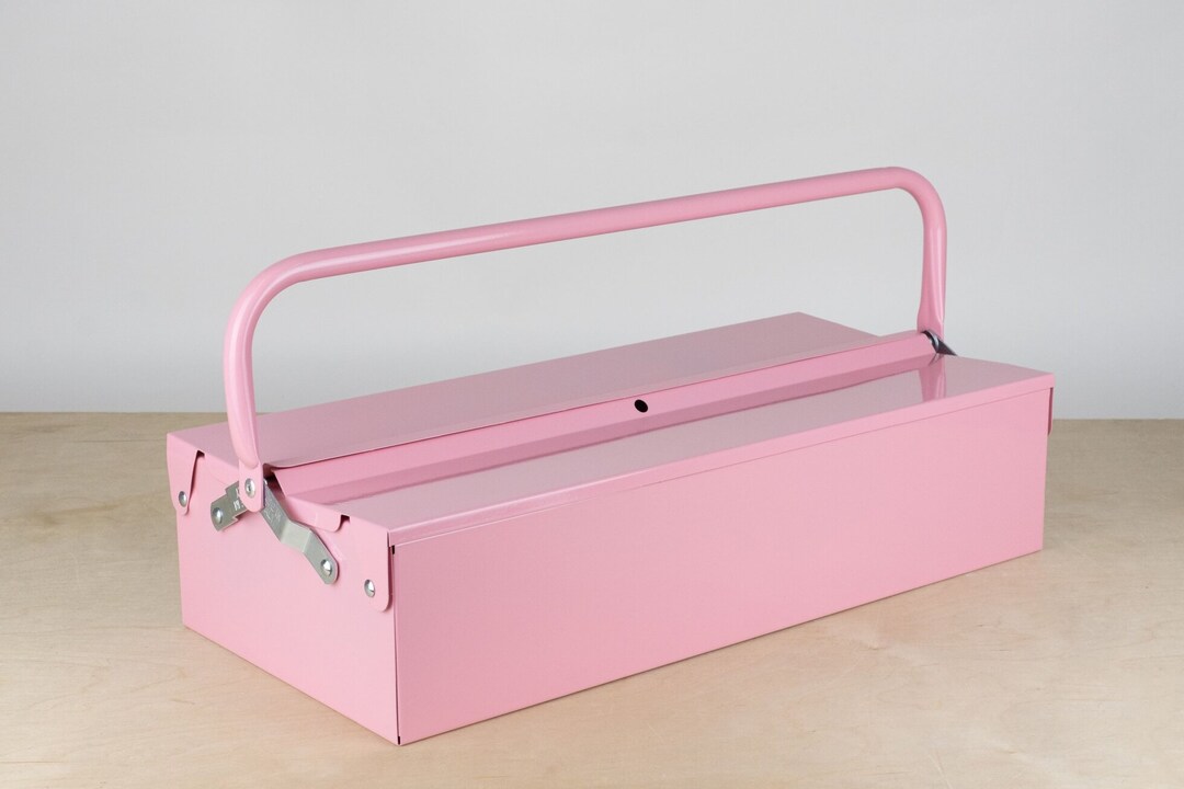 Pink Italian Single Layer Toolbox - Etsy