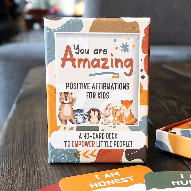 Positive Affirmations for Kids: A 40-card Deck to Empower Little People ...