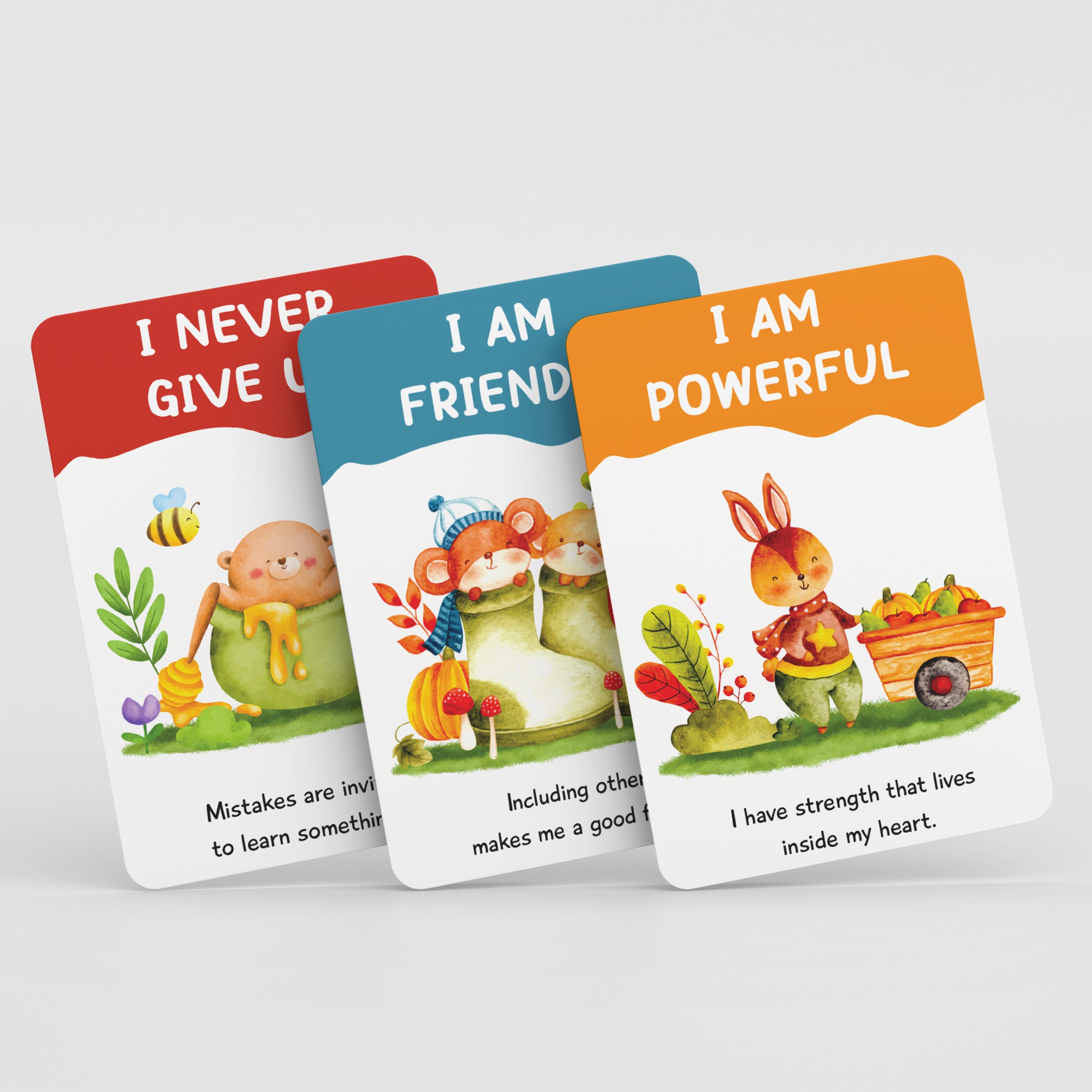 Positive Affirmations for Kids: A 40-card Deck to Empower Little People ...
