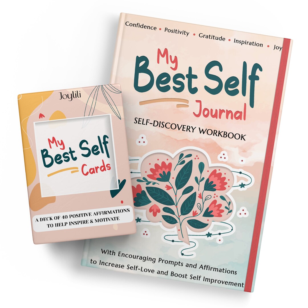 My Best Self Bundle hardcover Self-discovery Workbook A Deck of 40 ...