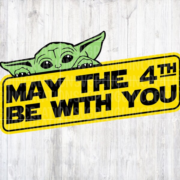 May the 4th Be With You Svg - Etsy