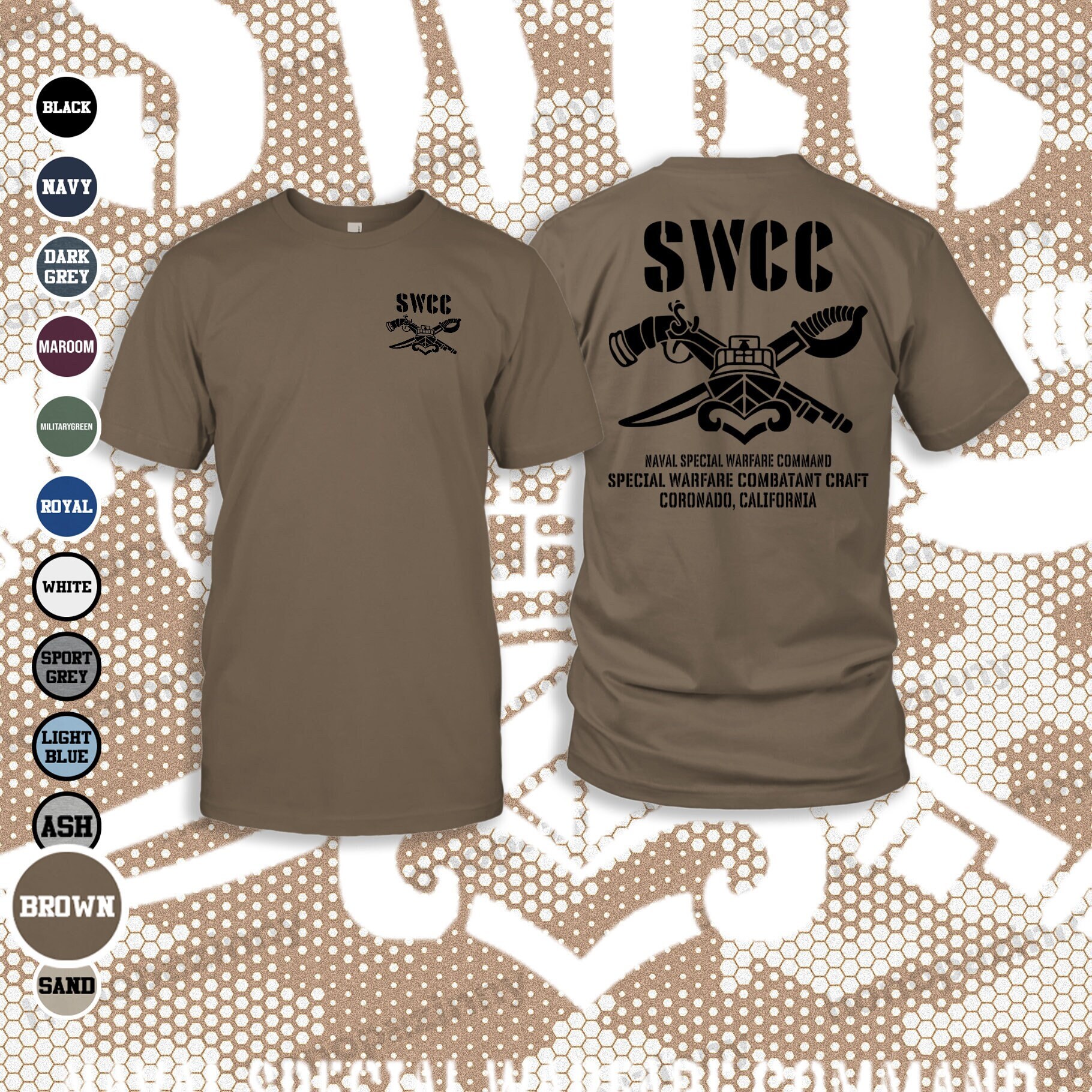 SWCC US Army Naval Special Warfare Combatant T-shirt US Navy Army ...
